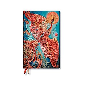 Firebird (Birds of Happiness) Maxi 12-month Dayplanner 2024