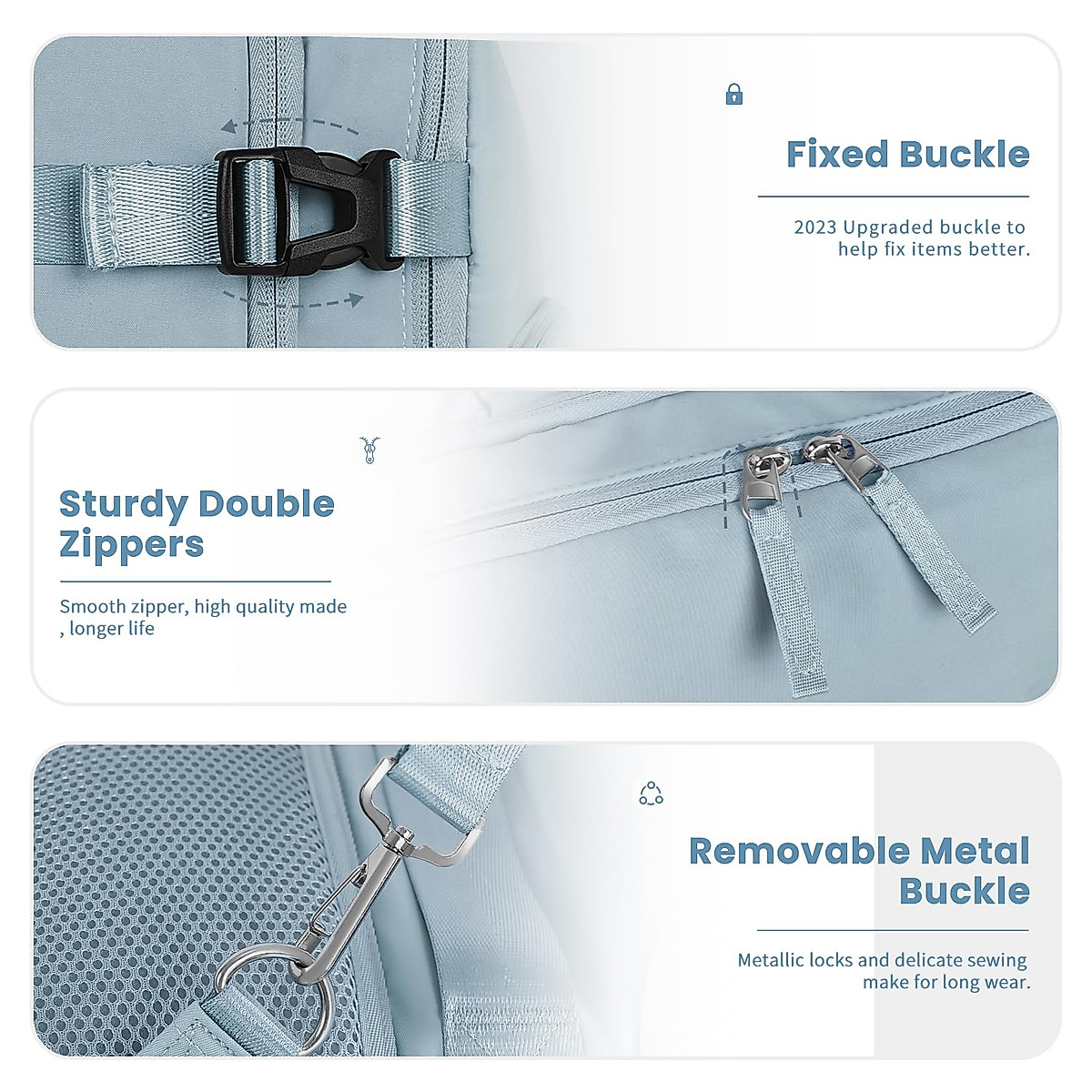 Sinaliy Travel Backpack for Women, Flight Approved Backpack, College Backpack Bag, Casual Daypack, Hiking Backpack, Waterproof Carry On Backpack Business Backpack