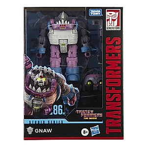 Transformers Toys Studio Series 86-08 Deluxe Class The The Movie 1986 Gnaw Action Figure - Ages 8 and Up, 4.5-inch