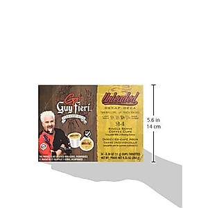 Guy Fieri Flavortown Roasts Decaffeinated Coffee Pods, Unleaded Medium Roast Decaf Coffee, Single Serve Cups for Keurig K Cup Brewers,24 Count(Pack of 1)