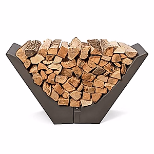 Step2 Longhorn Firewood Rack – Firewood Nest – Log Holder for Outdoor or Indoor Use – Ideal and Elegant Wood Storage Solution for Fire Pits, Fireplaces, Wood Burning Stoves, and More – Easy Assembly