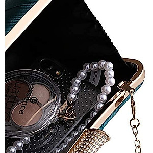 AYKDAS Purses & Totes, Evening Clutches & Crossbody Bags Tassel Craft Women's Hand-Held Party Bag Evening Bag (Color : Green)