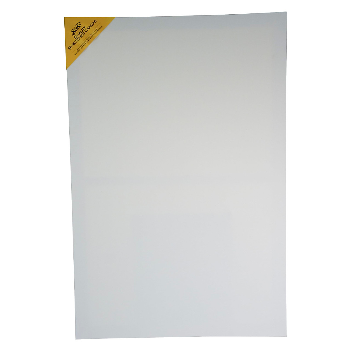 Sax Quality Stretched Canvas, 24 x 36 Inches, White