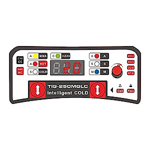 ANDELI TIG Welder with CLEAN COLD & MMA 4 in 1 Smart Portable 220V DC Inverter TIG Welding Machine TIG-250MGLC (TIG & CLEAN & MMA)
