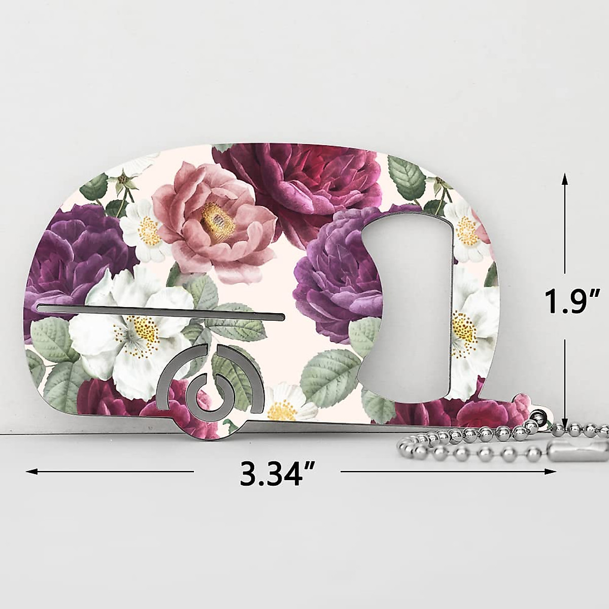 Flower Cute Camper Bottle Opener, Gift for Camper Lover, Women, Men, Funny Little Gift for Camper Lover, Using for Outdoor Picnic Home, Camper, RV, Hiking, Kayaking, Camping, Travel