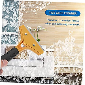 Unomor 1pc Ceramic Cleaning Scraper Tile Cleaning Tool Steel Painting Cleaning Scraper Ceramic Scraper Plastic