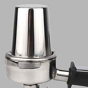 Coffee Dosing Cup 58mm, Stainless Steel Espresso Coffee Dosing Cup Espresso Coffee Machine Accessories, Coffee Powder Feeder Part Coffee Grinder Powder Cup Compatible with 58mm Portafilter