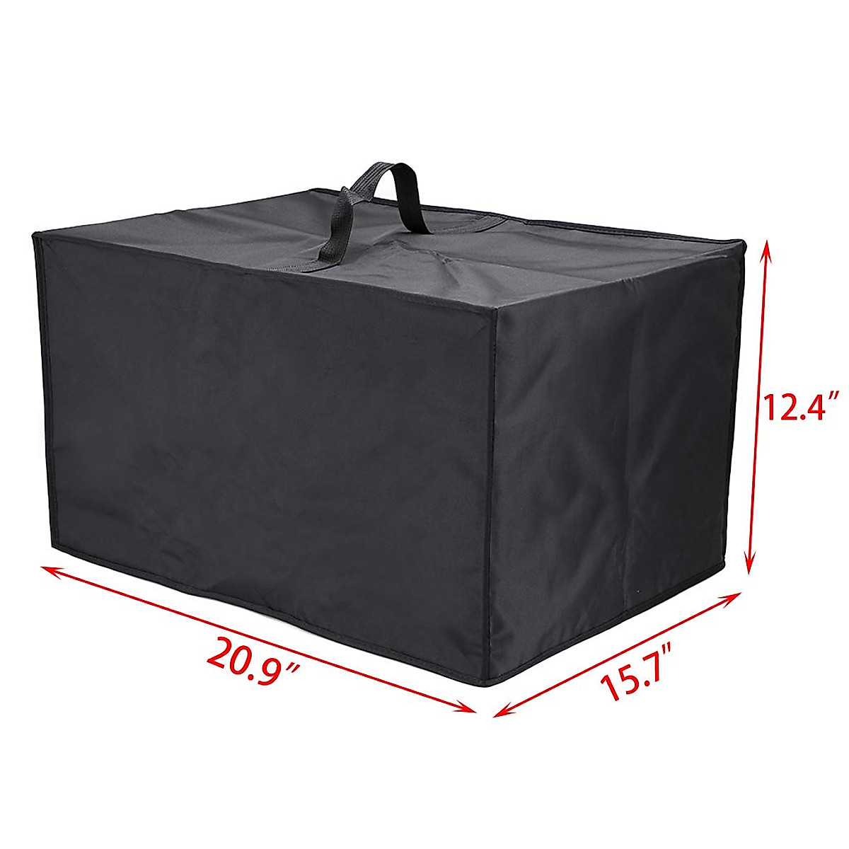 OwnMy Heat-Resistant Waterproof Dust-Proof Microwave Oven Grill Cover Protector - Nylon Fabric Dust Cover Case Protections for Toaster Oven (Black)