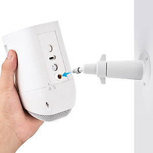 Wall Mount for Ring Spotlight Cam Plus/Pro (Battery), 360°Adjustable Indoor/Outdoor Sturdy Metal Mount Holder, Camera Not Included (2 Pack)