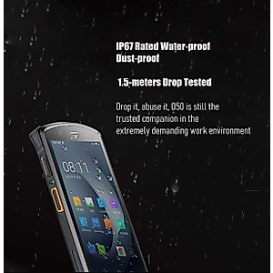 Android Enterprise Handheld Mobile Terminal with 5.7" Touch Screen| Honeywell Barcode Scan Engine | Bluetooth 5.0 | WiFi & 4G LTE | 1D 2D Barcode Data Capture for Logistics Warehouse Inventory