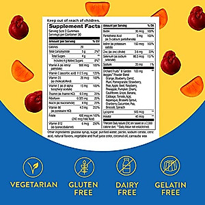 Nature’s Way Alive! Men’s Gummy Multivitamins, High Potency Formula, Supports Whole Body Wellness*, Fruit Flavored, 60 Gummies