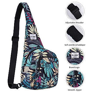 XEYOU Small Sling Bag Backpack Lightweight One Strap Bag Hiking Crossbody Chest Bag Unisex Shoulder Daypack