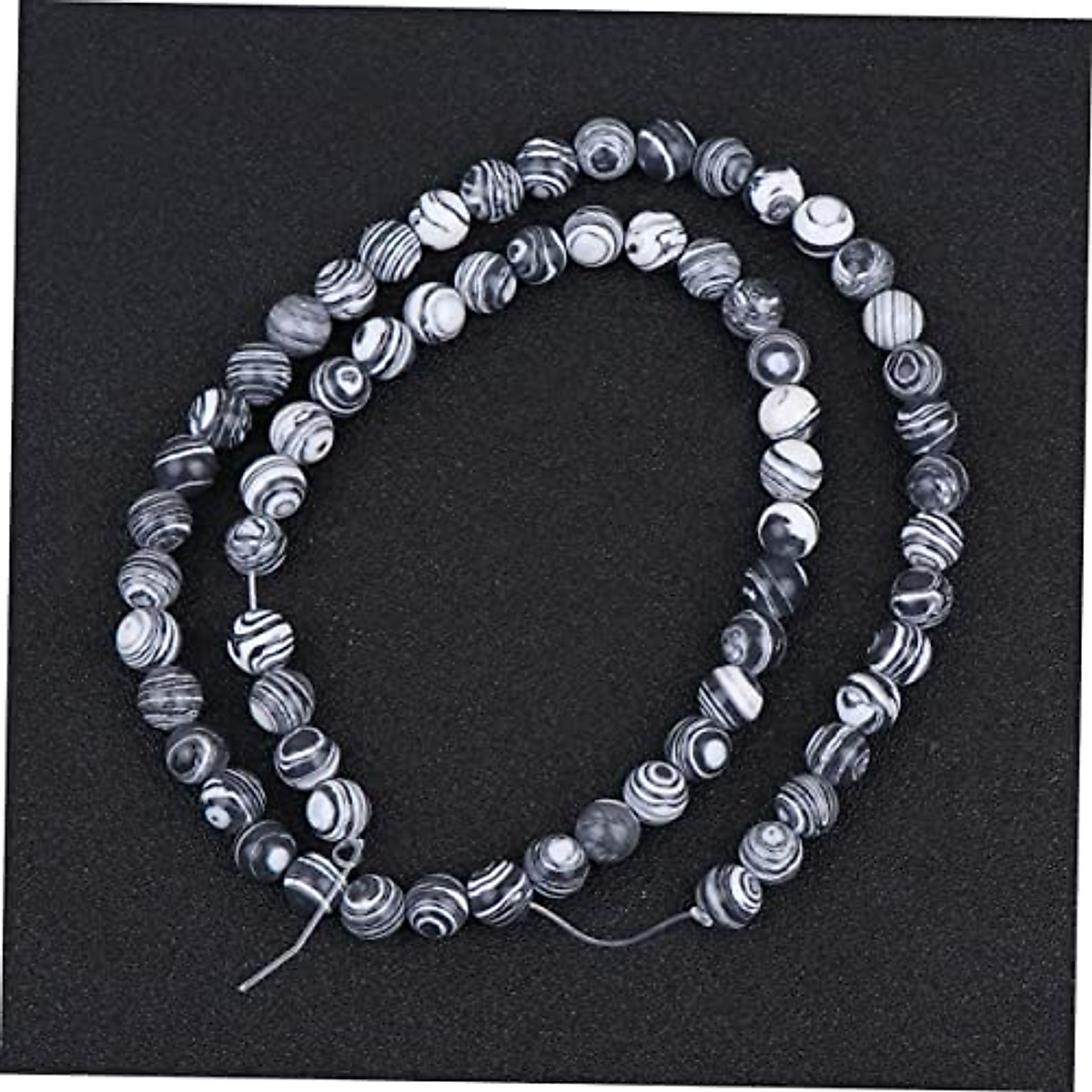 Round Loose Beads 92pcs Crystals Beads Kit Gasket Material Loose Beads for Loose Beads Charms Malachite Gemstone Bead Colored Stone Beads DIY Craft Beads Making Bead Suite Beads