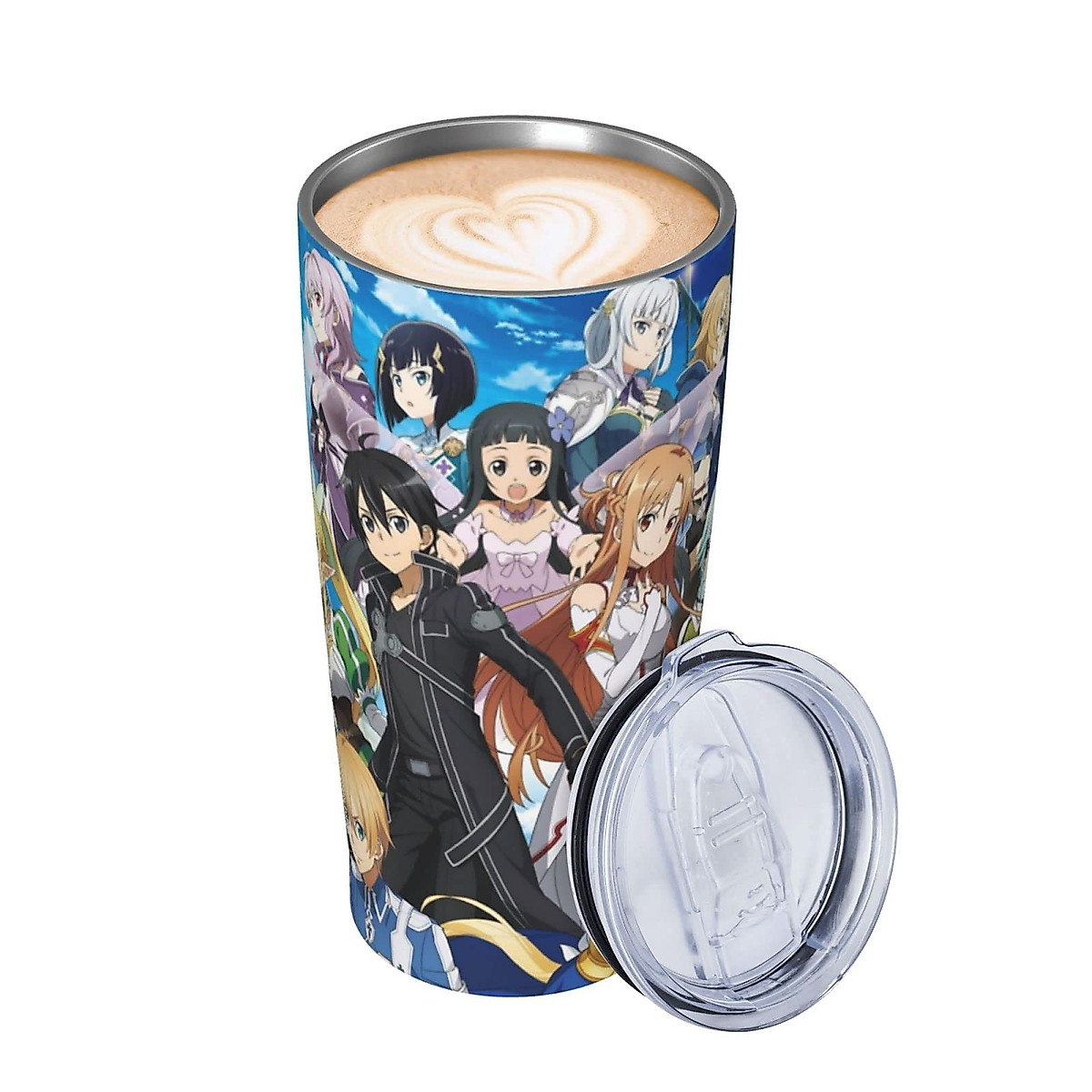 Sword Art Online 20oz Car Sippy Cup Stainless Steel Water Cup Thermos Cup