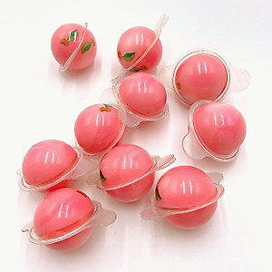 Gummy Candy, Fruity Jelly Gummies, Earth Gummy Candy Cherry Sweet Fruit Snack Pink Candy Individually Wrapped 30 pcs