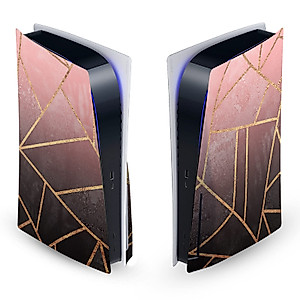 Head Case Designs Officially Licensed Elisabeth Fredriksson Pink And Black Art Mix Vinyl Faceplate Sticker Gaming Skin Decal Cover Compatible With Sony PlayStation 5 PS5 Disc Edition Console