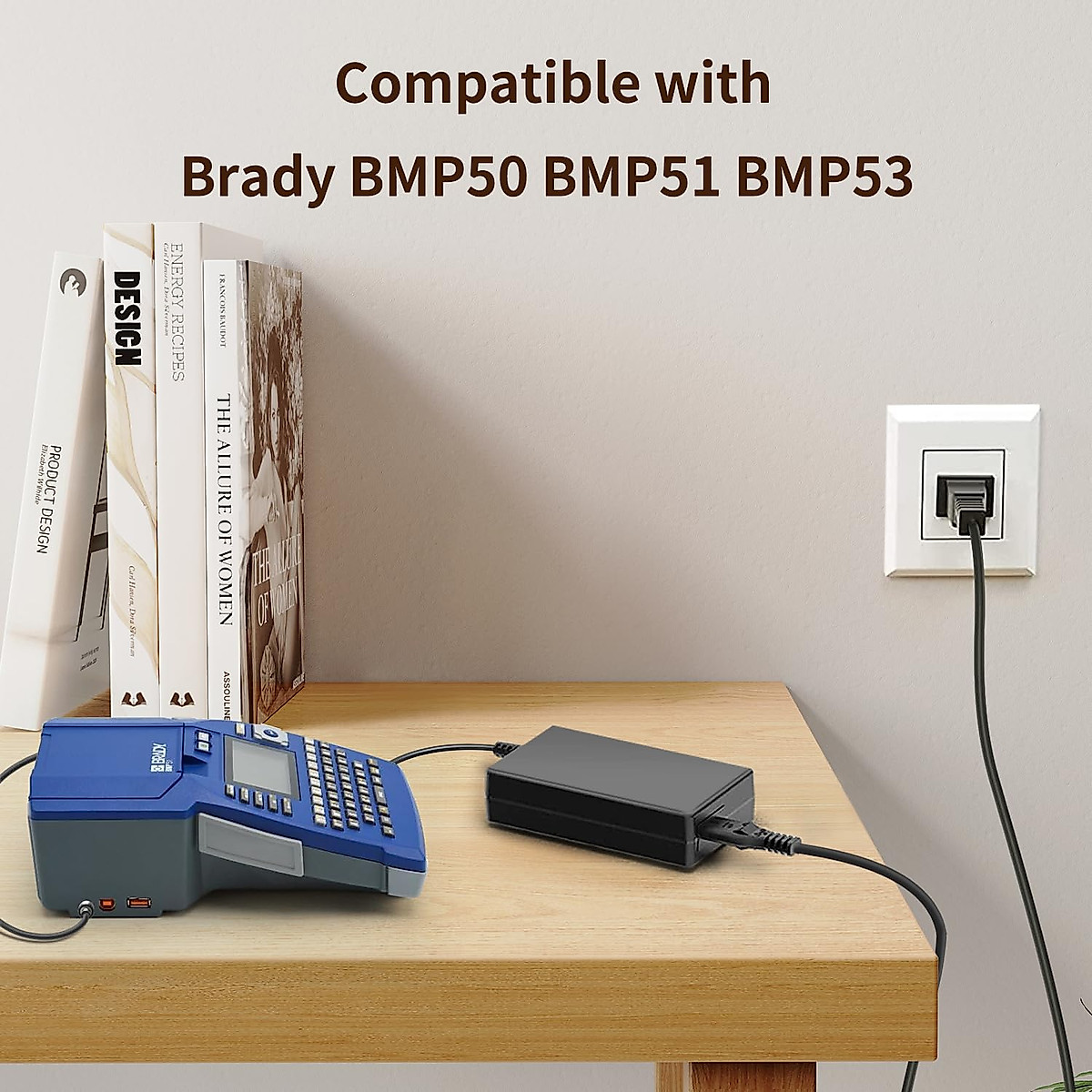 KFD 18V Power Supply Charger for Brady BMP50 BMP51 BMP53 BMP41 BMP61 BMP71 M-AC-143110 Label Printer EDAC EA1050B-180, Beats By Dr Dre BEATBOX Speaker DYS602-180360W Ada-65si-19-2 18045g Adapter Cable