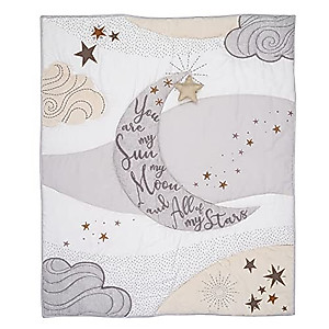 Lambs & Ivy Goodnight Moon 3-Piece Celestial Nursery Baby Crib Bedding Set