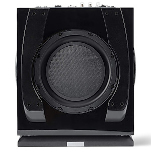 REL Acoustics S/812 Subwoofer, AirShip Wireless Compatible, Black Lacquer