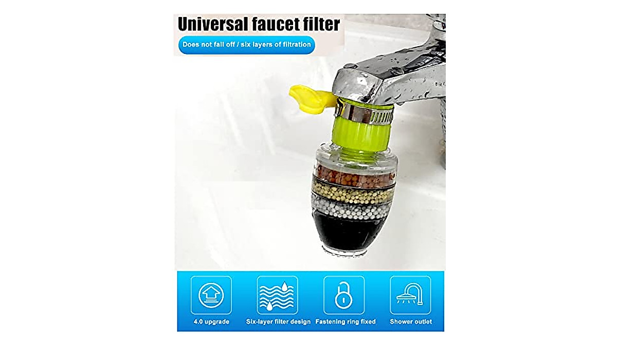Kitchen Faucet Water Filter 3 Pack | Easy Install & 6-Layer Filtration