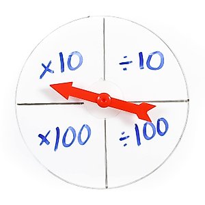edxeducation Suction Spinners - Set of 10 - Arrow Spinner for Games - Versatile Tool for Home and Classroom Probability Activities