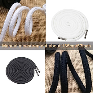 8 Pieces Drawstring Cords Replacement Drawstrings with Easy Threaders for Sweatpants Shorts Pants Jackets Coats (8 Pieces)