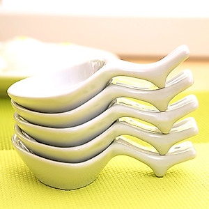 6 Pcs Chinese Fine Porcelain Chopsticks Spoon Fork Rest Holder Knife Holder (Set of 6)