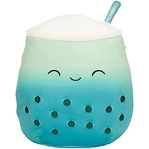 Squishmallows Official Kellytoy 16 Inch Soft Plush Squishy Toy Animals (Jakarria The Blue Boba Tea)