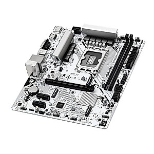 ASRock Motherboard B760M-HDV/M.2 Intel 12th and 13th Generation CPU (LGA1700) Compatible B760 Chipset DDR5 Micro ATX Motherboard