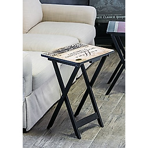 Home Decorators Collection Tuscan Wine Tv Trays Set, Set, Multi