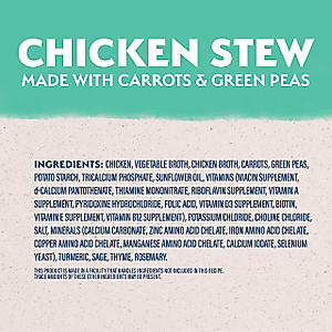 Natural Balance Limited Ingredient Adult Grain-Free Stew Wet Dog Food, Chicken with Carrots & Green Peas, 11 Ounce (Pack of 12)