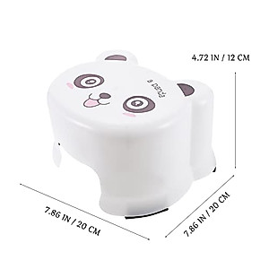 Gadpiparty Step Stool for Kids Plastic Toddler Step Stool Bathroom Potty Stool Kitchen Step Stool Home Step Stools for Bathroom, Kitchen and Toilet Potty Training, White