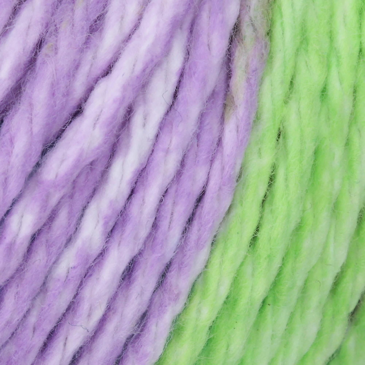 Lily Sugar and Cream Cotton Yarn, Violet Stripes, 2 oz.