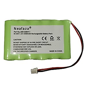 NEAFAZA 300-03864-1 7.2v 1500mAh Battery Replacement Compatible with Honeywell Alarm Lynx WALYNX-RCHB-SC Honeywell Lynx Touch K5109, L3000, L5000, L5100, L7000