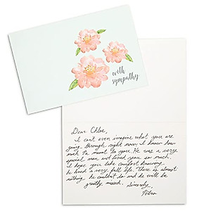 Best Paper Greetings 48-Pack of Bulk Sympathy and Get Well Cards Assortment Box with Envelopes with 12 Floral Designs, Blank On The Inside for Family, Friends, Coworkers (4x6 Inches)