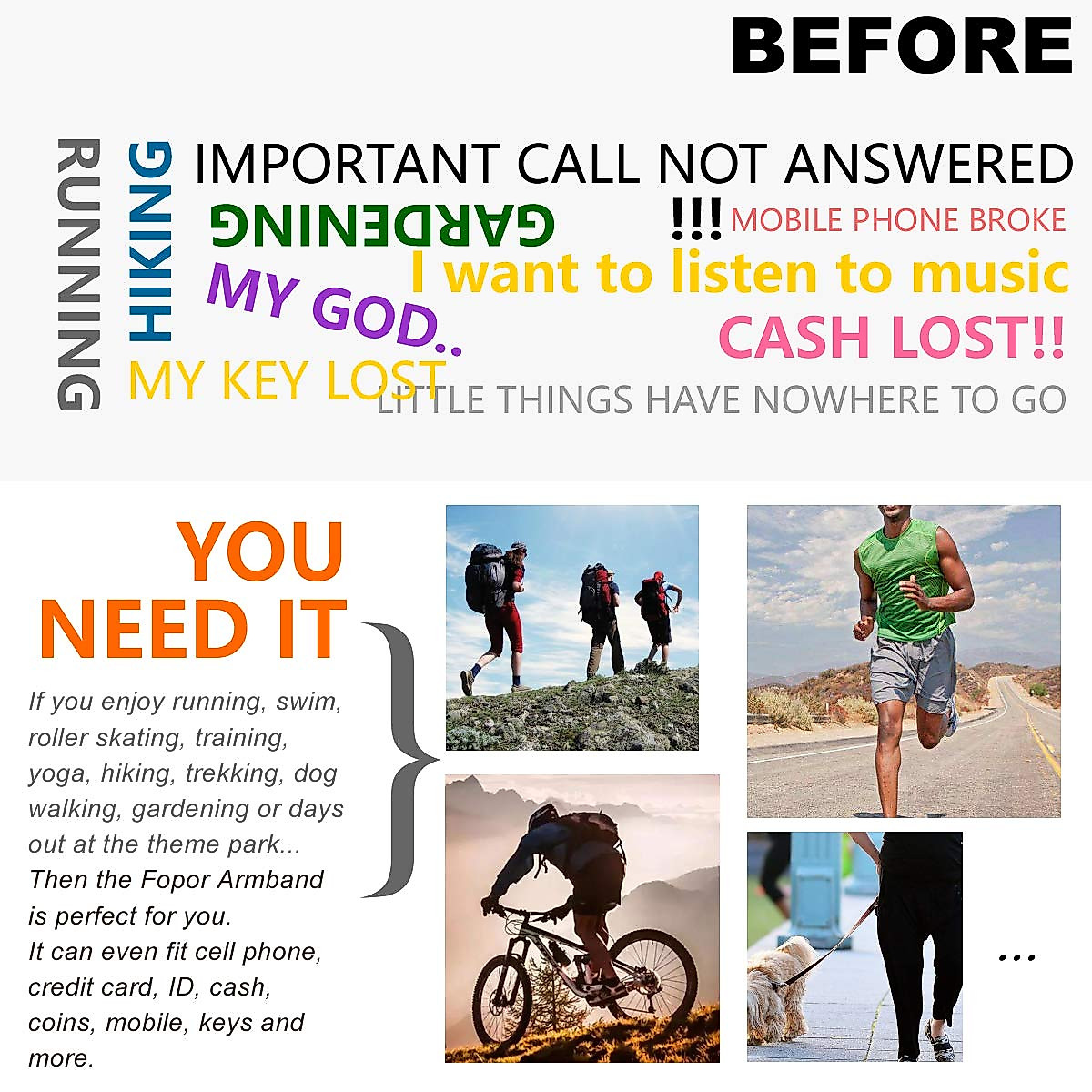 Small Armband Football Basketball Skating Biking - Cell Phone Protective Arm Band Sleeve Strap Pocket Pouch for iPhone 6S 7 8 X XR XS 11 12 13 14 15 Pro Running Walking Jogging/Variegated Black