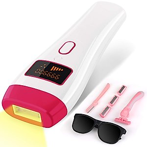IPL Hair Removal for Women, SUMKUMY Permanent Hair Removal, Upgraded to 999,900 Flashes Painless Facial Hair Removal Device for Whole Body on Armpits Back Legs Arms Face Bikini Line