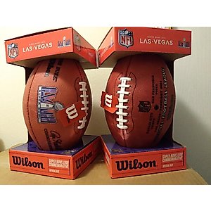 WILSON Super Bowl 57 Official Leather Game Football - Chiefs vs. Eagles