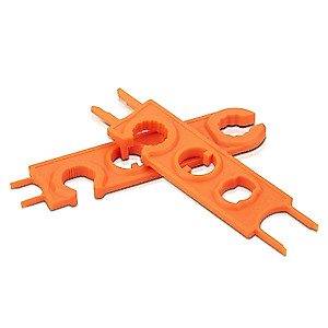 Geosiry 2 Pair Solar Connector Tool, Solar Panel Connector Assembly Tool for Solar Connectors, Solar Cables (2 Pairs Wrenches)