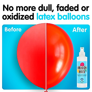 8 oz Balloon High Shine Spray for Latex Balloons - Balloon Spray Shine for an Elegant Hi Gloss Finish in Minutes - Specially Formulated Balloon Glow Spray Made in USA