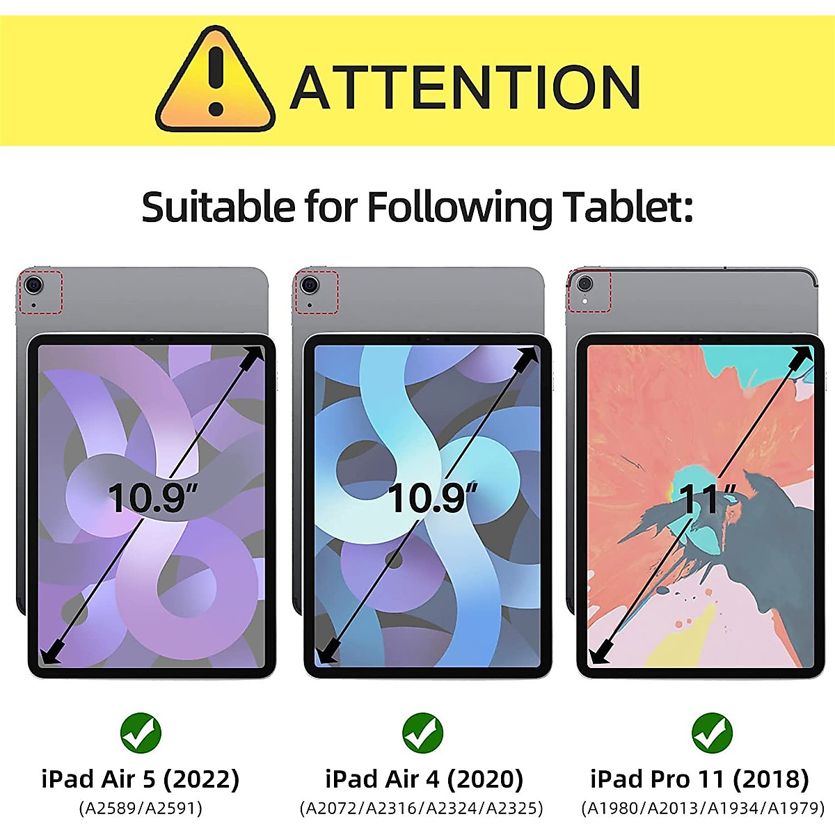 ZtotopCases for iPad Air 5th Generation Case 2022 / iPad Air Case 4th Generation 2020 10.9 Inch, Multi-Viewing Angles TPU Magnetic Protective Cover with Auto Wake/Sleep & Pencil Holder, Black