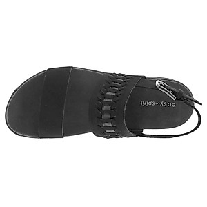 Easy Spirit Women's SAPHYRE3 Sandal, Black 001, 7 Wide