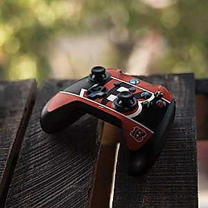 Skinit Decal Gaming Skin Compatible with Xbox One Elite Controller - Officially Licensed NFL Cincinnati Bengals Zone Block Design