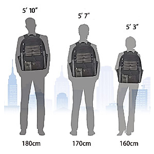 UEASE Mesh Backpack Heavy Duty for School, 23L Mesh Bookbag for Adults, See Through Black Mesh School Bag with Laptop Pocket for Work Swimming Beach Fitness Sport