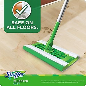 Swiffer Sweeper Wet Mopping Cloths, Open-Window Fresh, 24 count