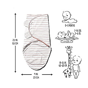 Bum Chicoo Newborn Baby Swaddle wrap – Pack of 3 Swaddle wrap Made of Pure Organic Cotton for 0-3 Months Baby