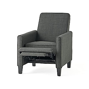Great Deal Furniture Lucas Grey Recliner Club Chair