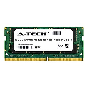 A-Tech 16GB Module for Acer Predator G3-571 Laptop & Notebook Compatible DDR4 2400Mhz Memory Ram (ATMS316800A25831X1)