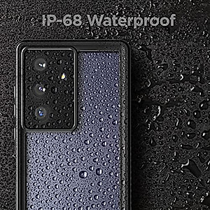 Encased Waterproof Belt Case for Samsung Galaxy S23 Ultra with Holster Clip [Military Grade] Shockproof Protective Cover w/Built-in Screen Protector (S23 Ultra-6.8")