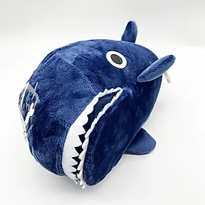 YJacuing 12in Anime One Piece Blue Whale Laboon Plush, Cute Cuddly Soft Stuffed Collectible Animal Plushie Doll Pillow Toy